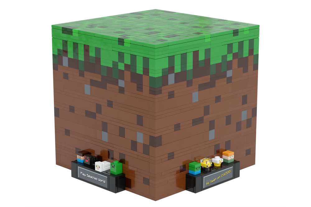 LEGO MOC The Grass Block by Lilium Brick Yards | Rebrickable - Build ...