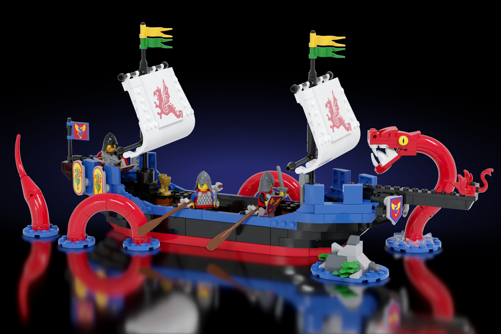 LEGO MOC Sea Serpent by Lilium Brick Yards | Rebrickable - Build with LEGO