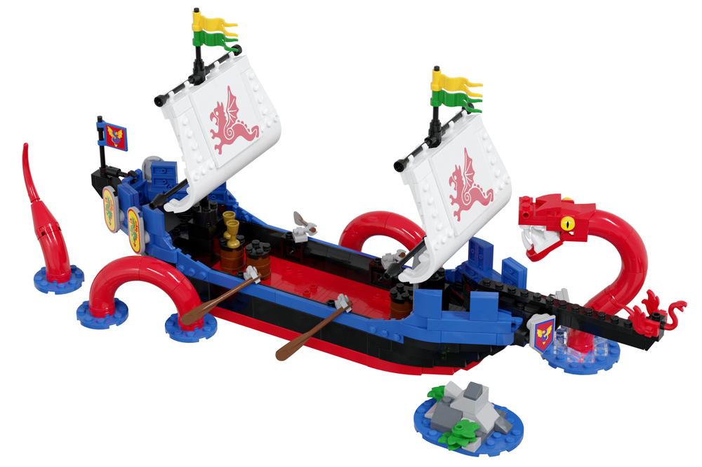 LEGO MOC Sea Serpent by Lilium Brick Yards | Rebrickable - Build with LEGO