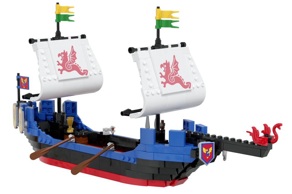 LEGO MOC Sea Serpent by Lilium Brick Yards | Rebrickable - Build with LEGO