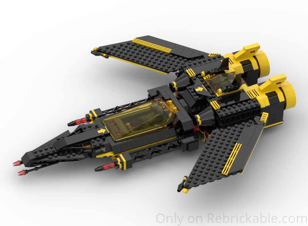 LEGO MOC Blacktron Predator by Eelco | Rebrickable - Build with LEGO