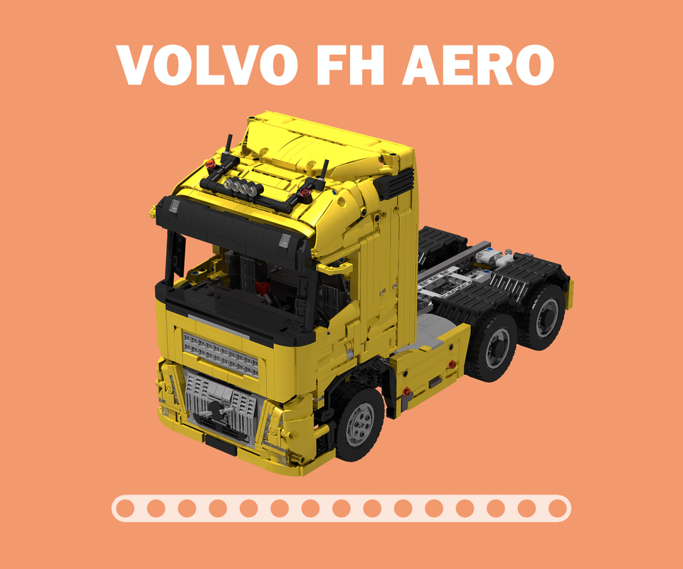 LEGO MOC Volvo FH Aero by sthrom | Rebrickable - Build with LEGO