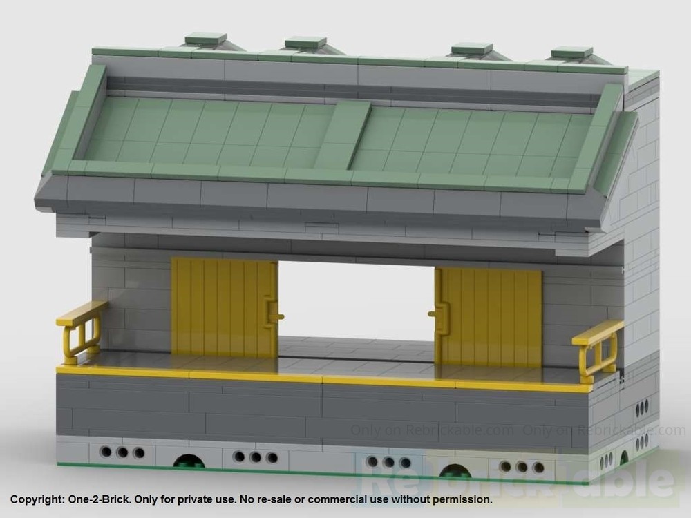 LEGO MOC V2: Modular Logistics Center - Side Loading Dock by ONE-2 ...