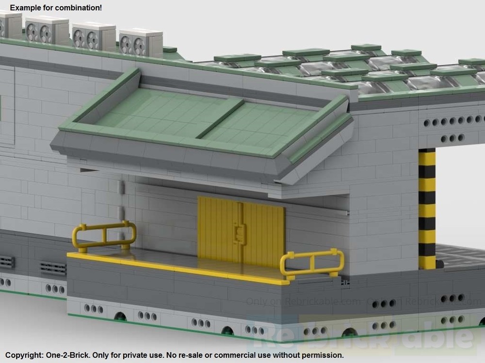 LEGO MOC V2: Modular Logistics Center - Side Loading Dock by ONE-2 ...
