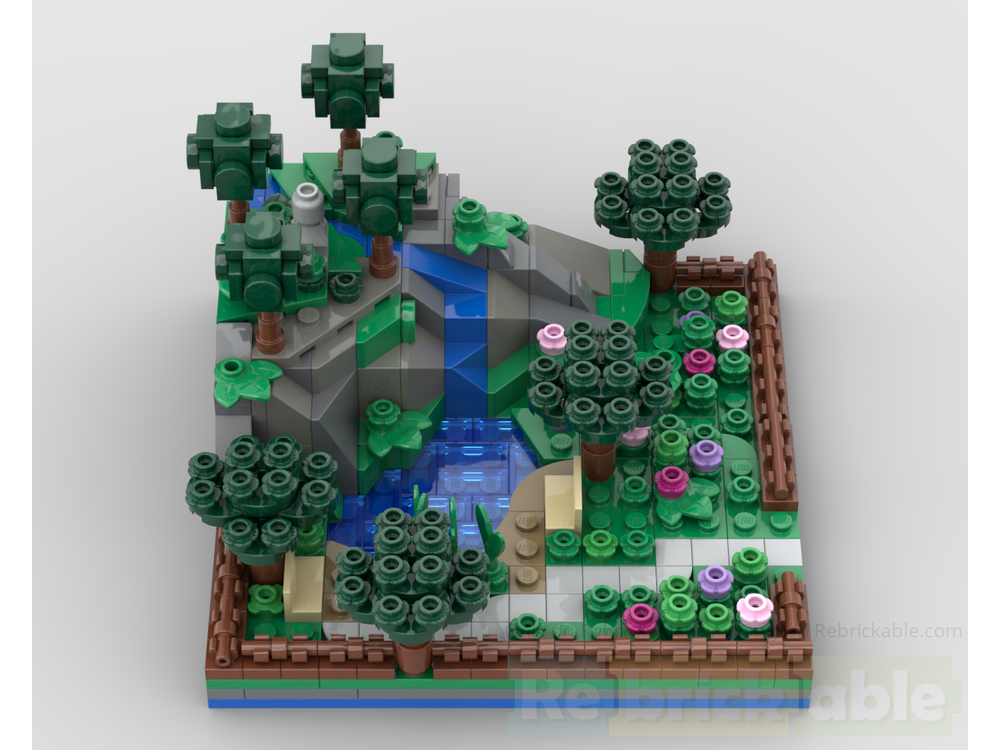 LEGO MOC A peaceful microscale garden by thebricksandmagic ...