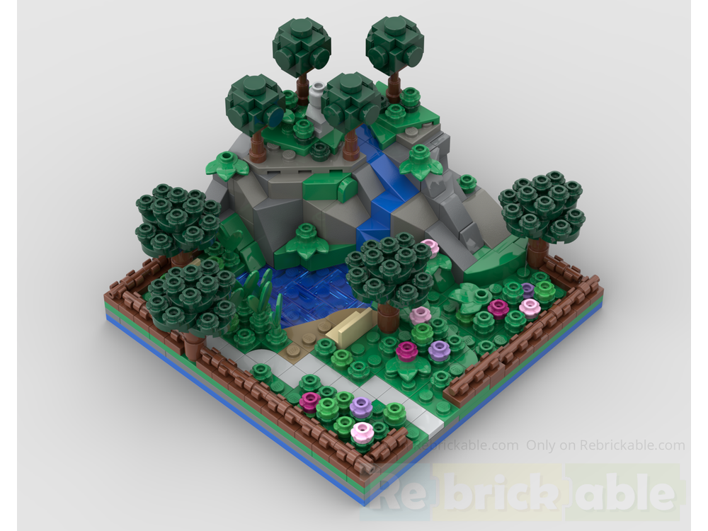 LEGO MOC A peaceful microscale garden by thebricksandmagic ...