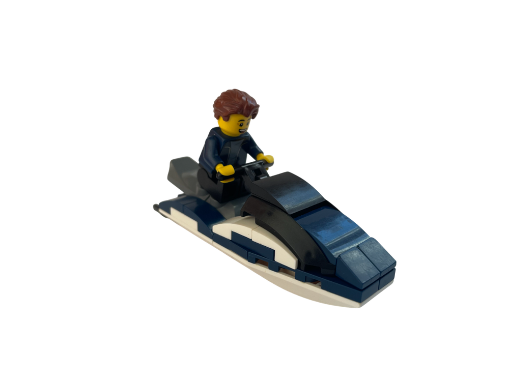 Lego Moc Jet Ski By Cubricks Rebrickable Build With Lego