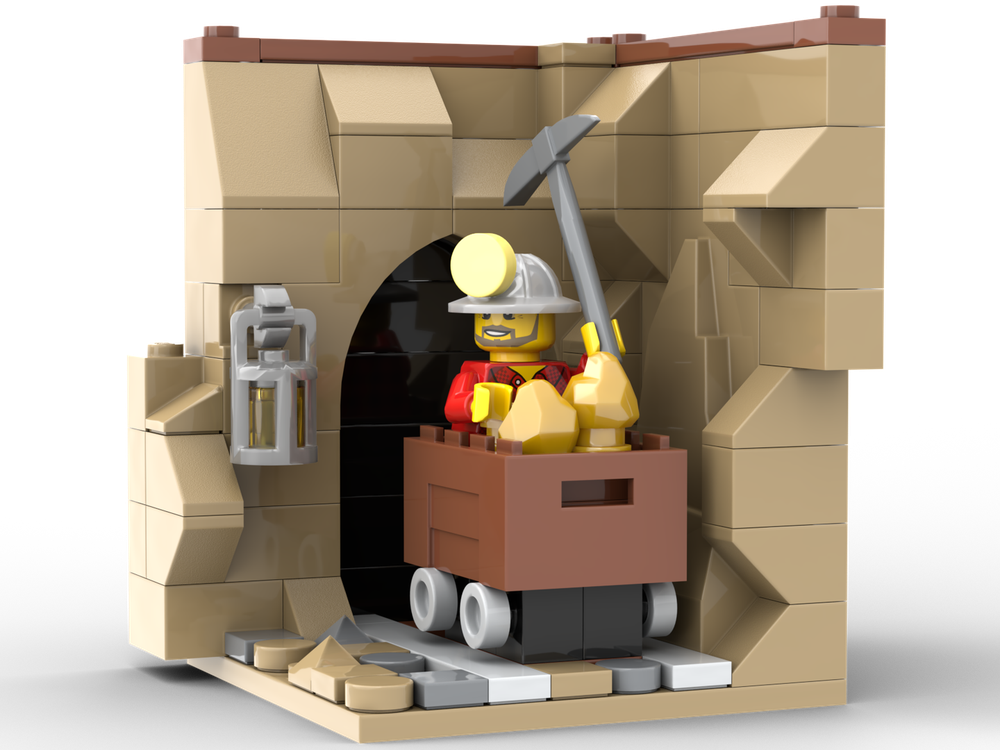 LEGO MOC The Happy Miner Habitat by AntOrman | Rebrickable - Build with ...