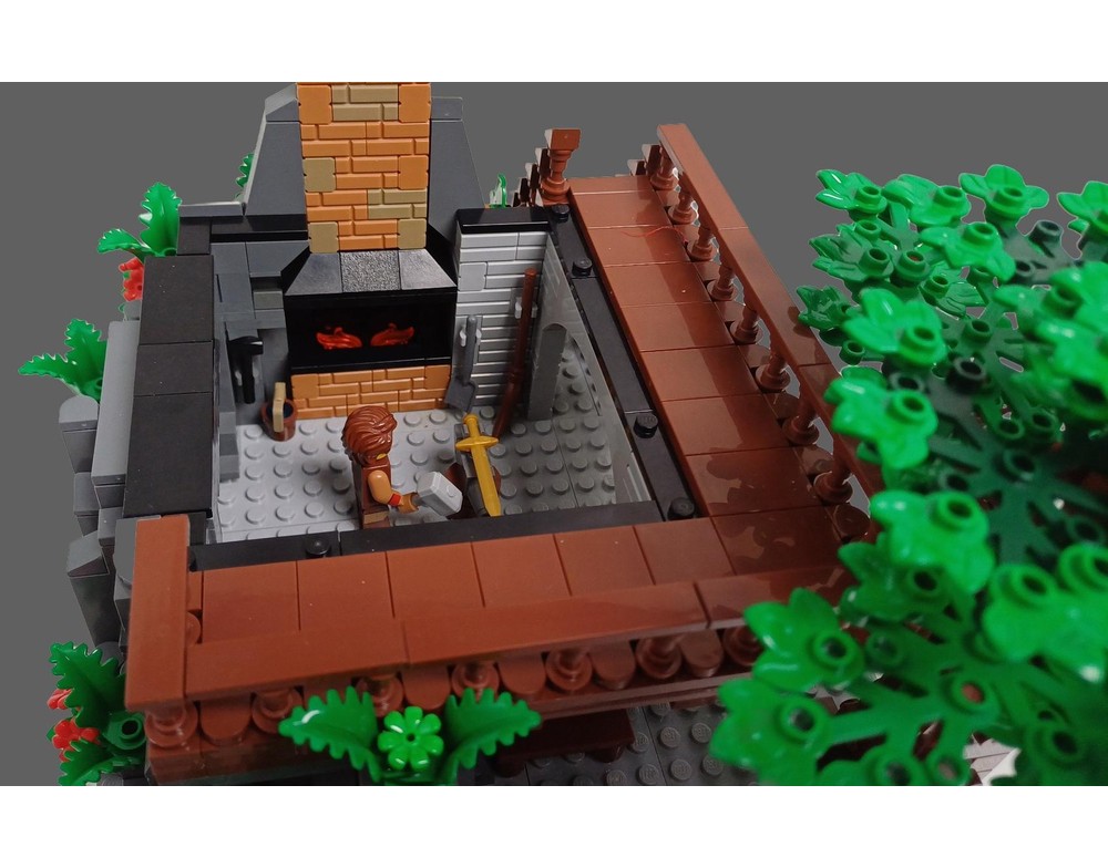 LEGO MOC Forge in the rock by Max.J | Rebrickable - Build with LEGO