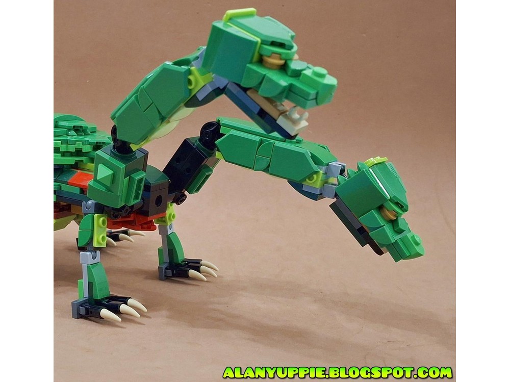 LEGO MOC Transformer two-headed dragon / Hung-grr , LEGO 31161 ...