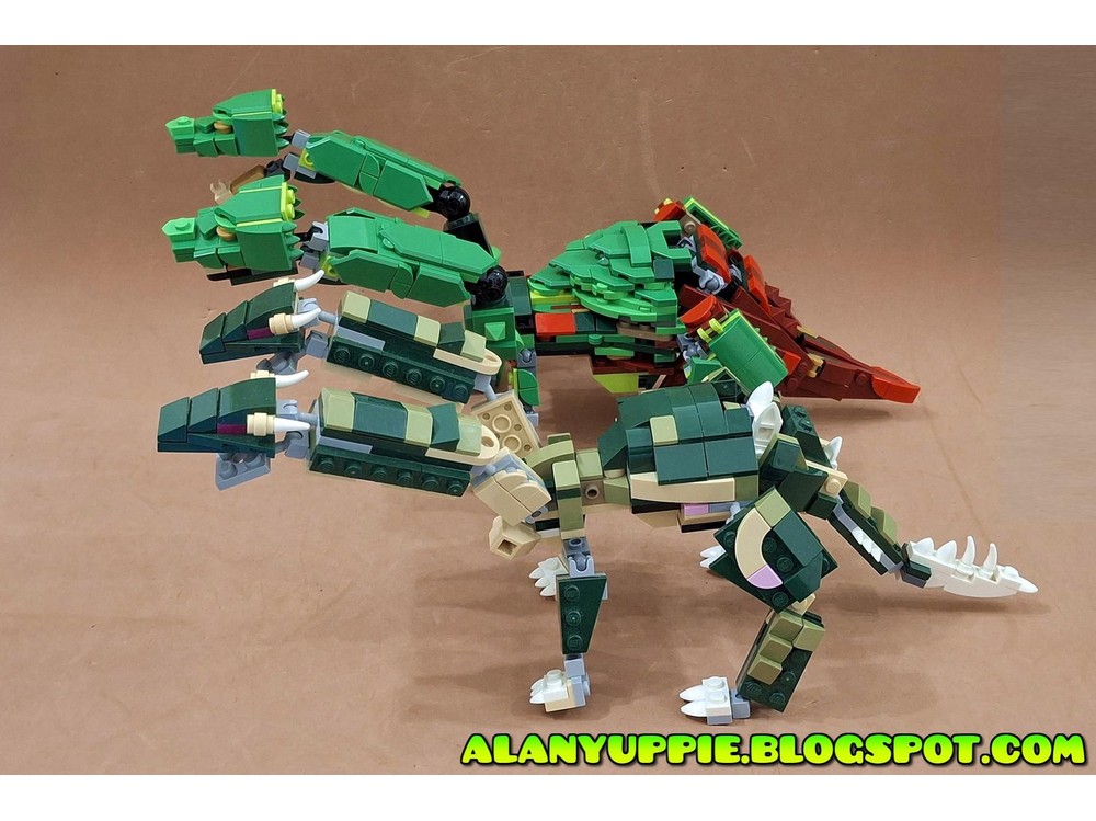 Lego Moc Transformer Two Headed Dragon Hung Grr Lego 31161