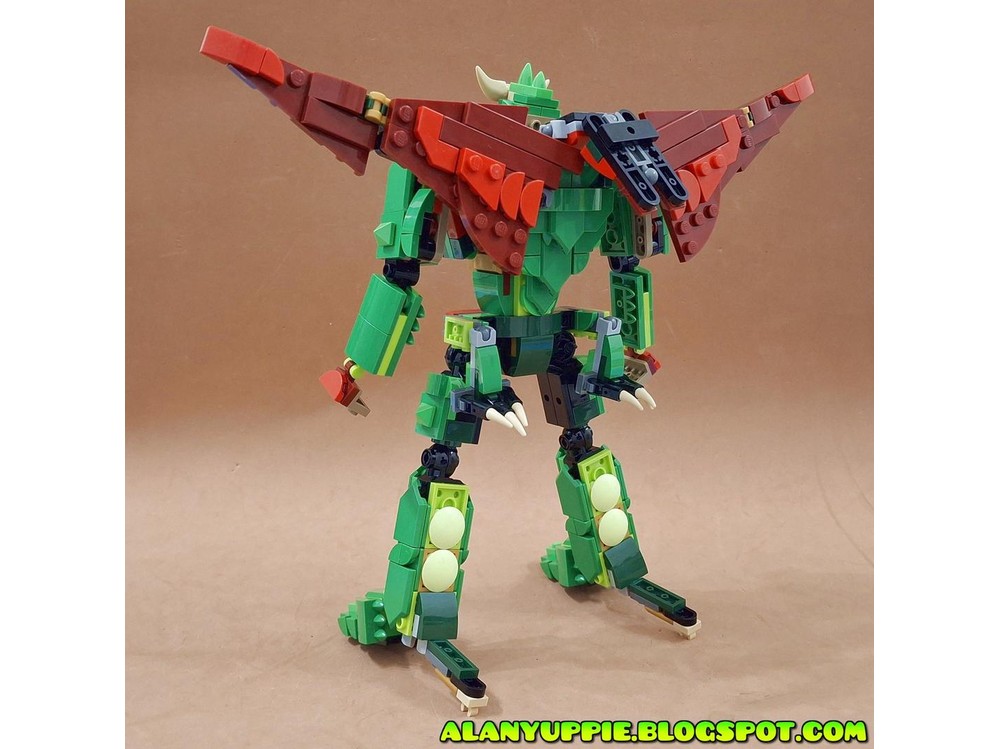 Lego Moc Transformer Two Headed Dragon Hung Grr Lego 31161
