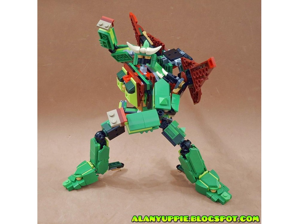 Lego Moc Transformer Two Headed Dragon Hung Grr Lego 31161