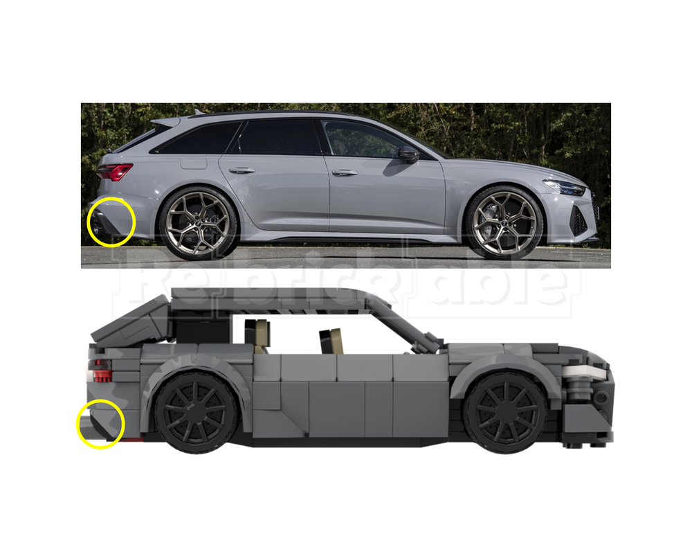 LEGO MOC Audi RS6 Avant by mp_mocs | Rebrickable - Build with LEGO
