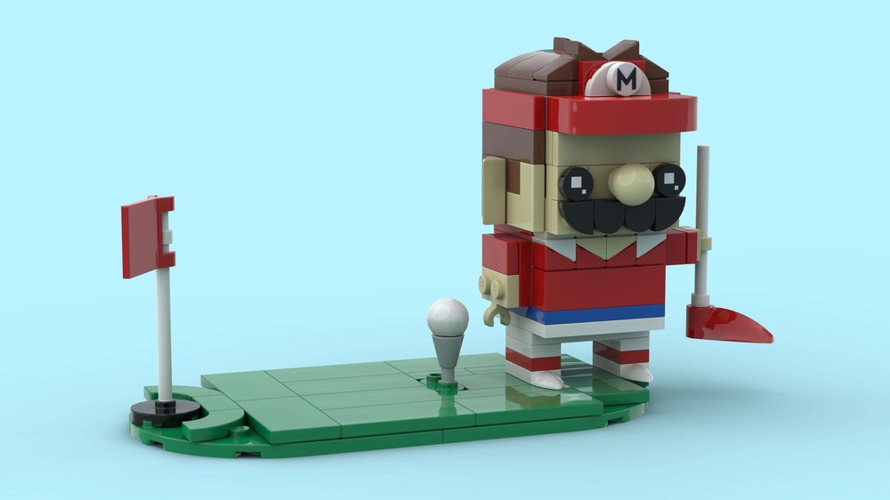 LEGO MOC Mario (Mario Golf Edition) by Puremadness | Rebrickable ...