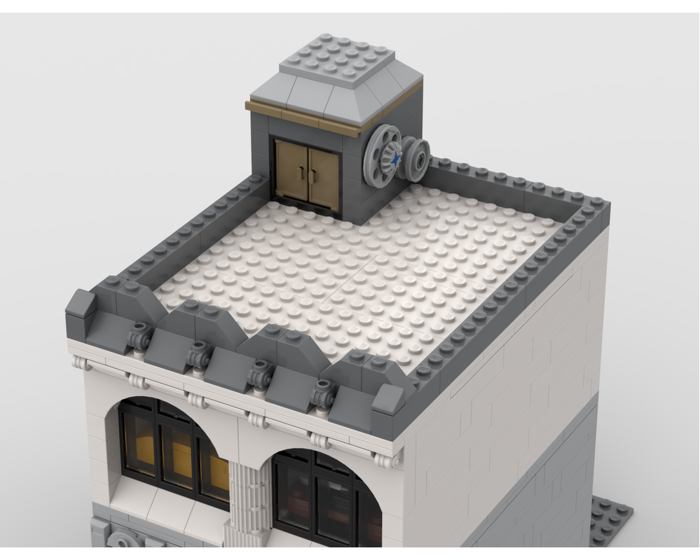 LEGO MOC City Bank Modular Building by brickmanspark | Rebrickable ...