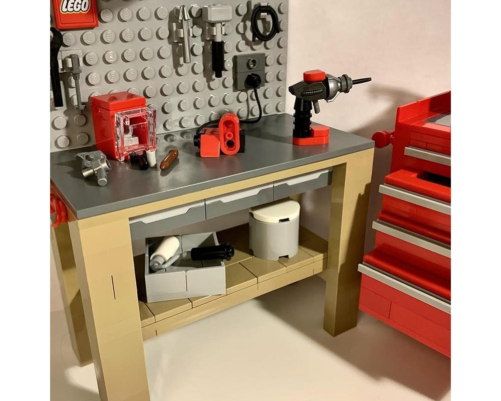 LEGO MOC Tool Chest and Workbench, by Zachary Steinman by Planet GBC ...