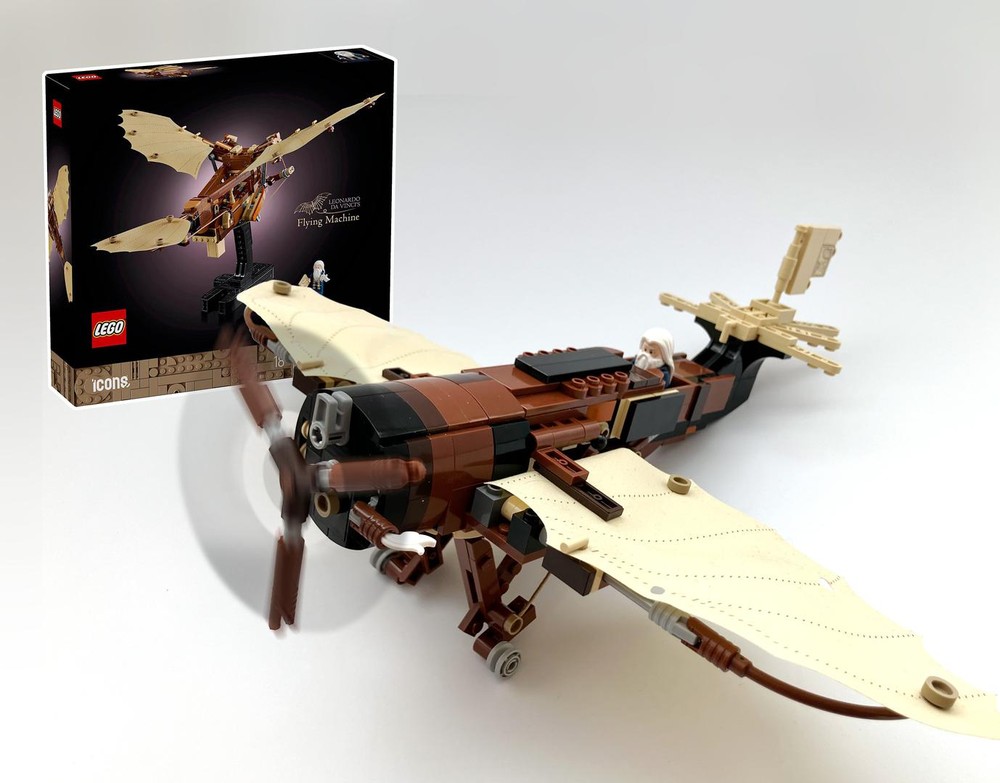 LEGO MOC 10363 Steampunk Airplane by inidatti | Rebrickable - Build ...
