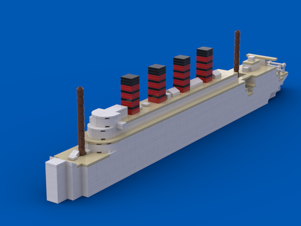 LEGO MOC RMS Mauretania (Postwar) by TerminatorFan1984 | Rebrickable ...