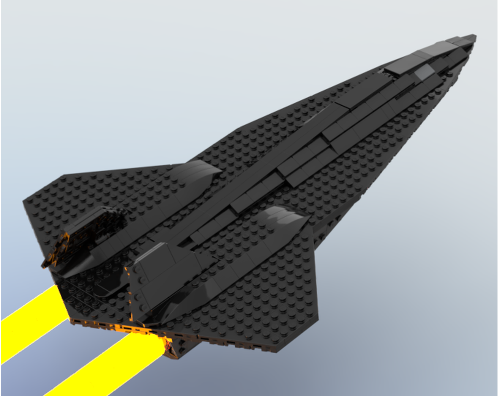 LEGO MOC SR-72 Darkstar by superlegofancreations | Rebrickable - Build ...