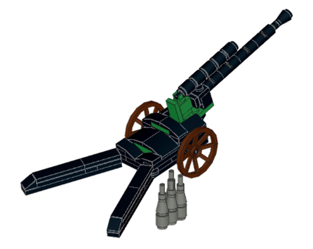 LEGO MOC 18 Pounder Field Artillery by militarybricks1 | Rebrickable ...