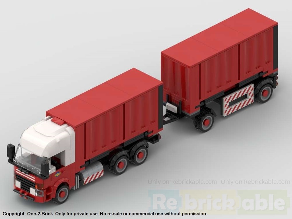 LEGO MOC BDF Wechselbrückenzug by ONE-2-BRICK | Rebrickable - Build ...