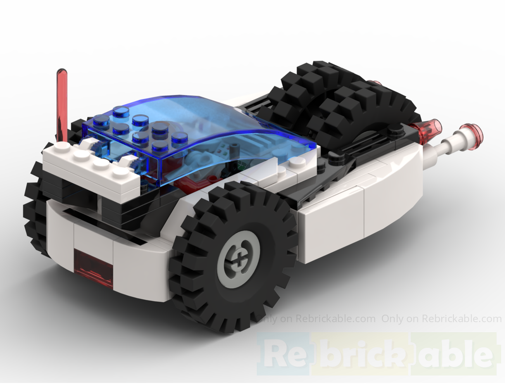 LEGO MOC Futuron Trike by GentleEarwig | Rebrickable - Build with LEGO