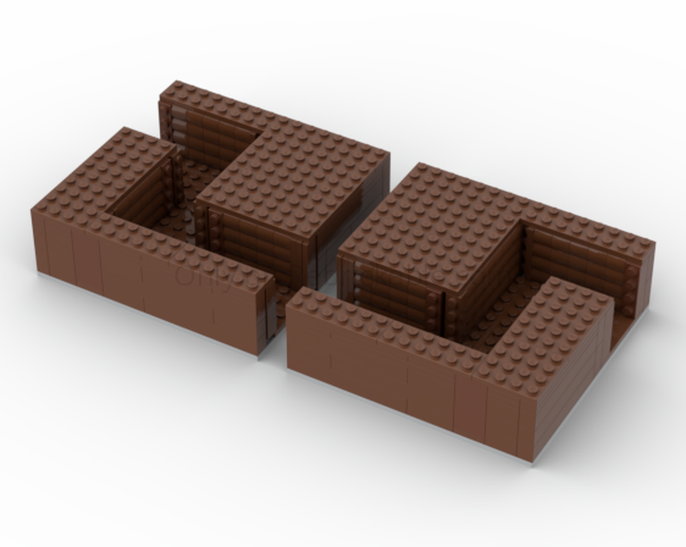 LEGO MOC 90 Degree Trench by TheTanker | Rebrickable - Build with LEGO