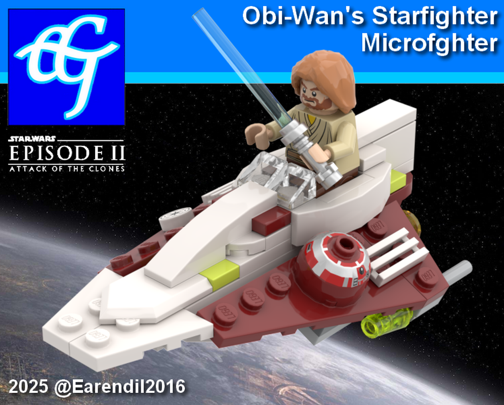 LEGO MOC Obi-Wan's Starfighter Microfighter by Earendil2016 ...