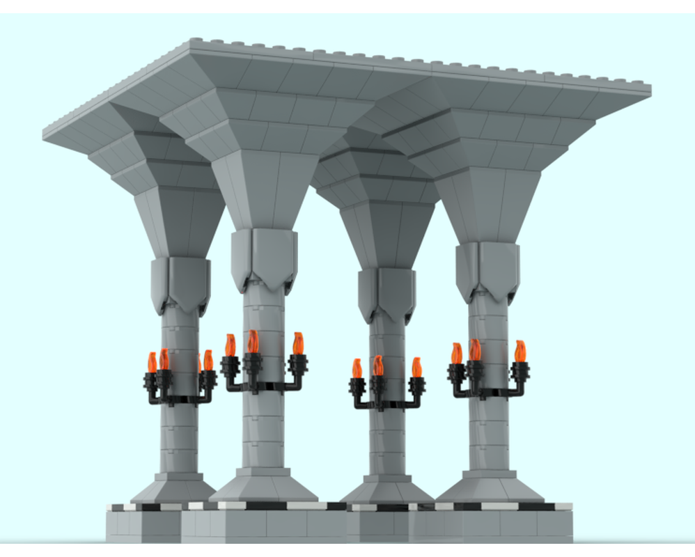 LEGO MOC Gothic Pillar by Castle_Builder | Rebrickable - Build with LEGO