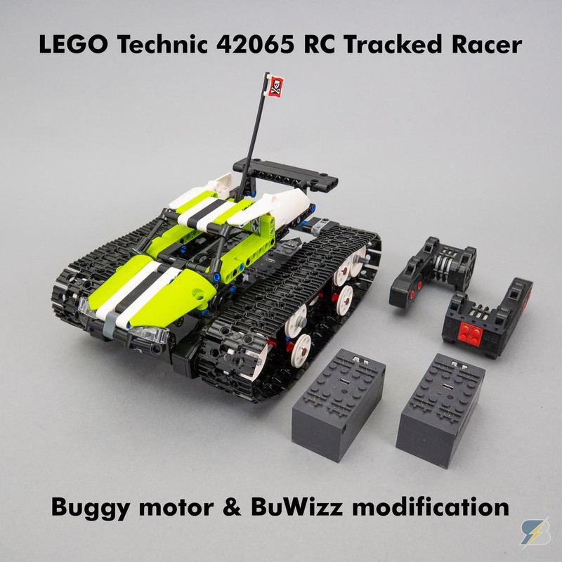 LEGO MOC Technic 42065 RC Tracked Racer buggy motor and BuWizz upgrade ...
