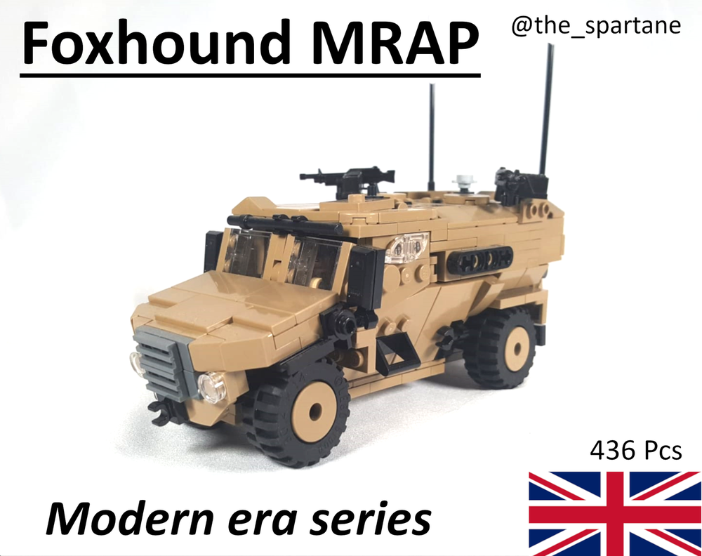 LEGO MOC Foxhound / Ocelot MRAP by Spartane | Rebrickable - Build with LEGO