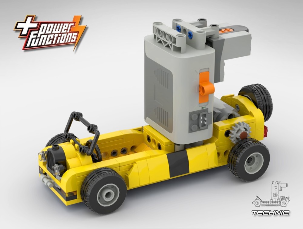 LEGO MOC Simple RC Car - Yellow Classic by Agilinzzz | Rebrickable ...