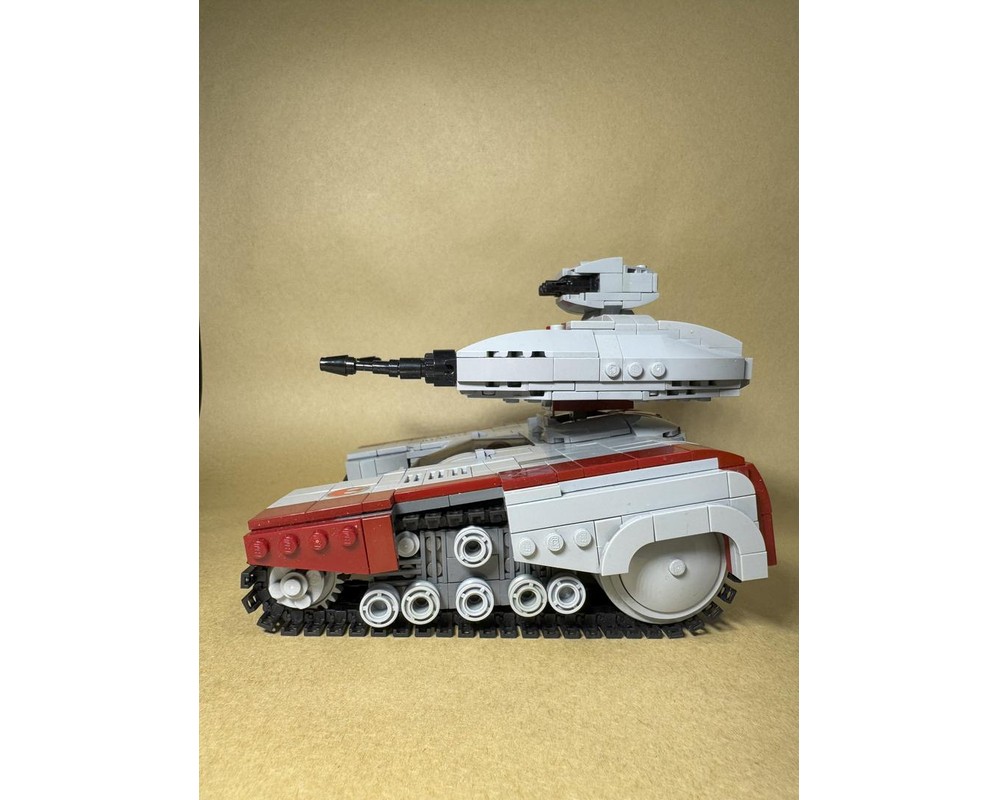 LEGO MOC T4-B Heavy Tank by T3MOCs | Rebrickable - Build with LEGO