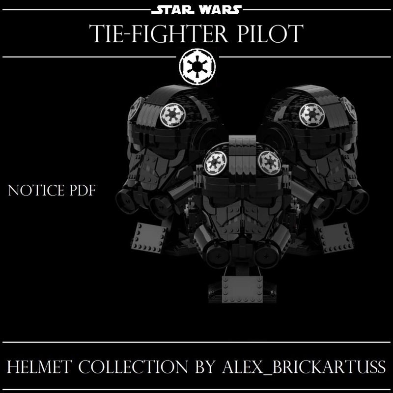 LEGO MOC-213145 Helmet Pilot TIE by Alex_BricKartuss | Rebrickable ...