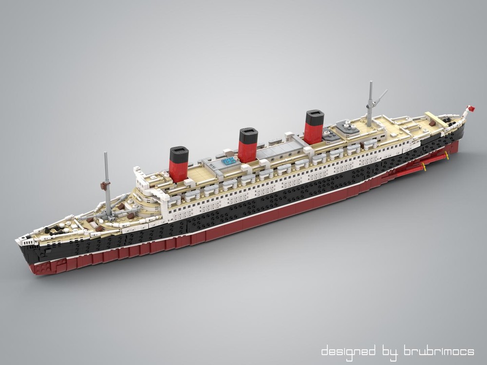 LEGO MOC RMS Queen Mary (Building instructions only) by bru_bri_mocs | Rebrickable - Build with LEGO