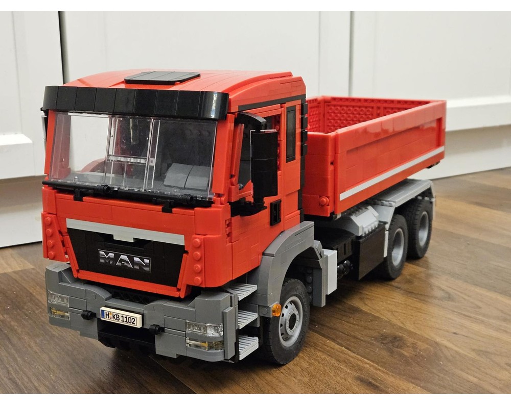 LEGO MOC-213169 MAN TGS 6x4 threeside tipper truck by Matthias74 ...