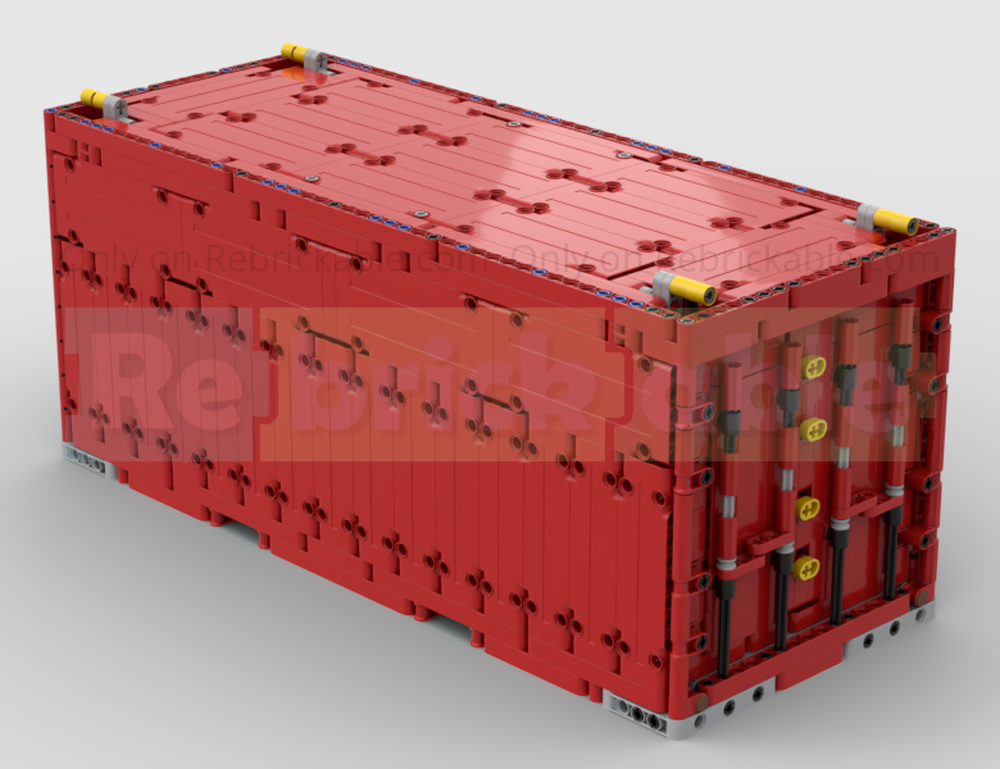 LEGO MOC 20" Container Technic Style (47x19x20 studs) by TECHNICer83 ...
