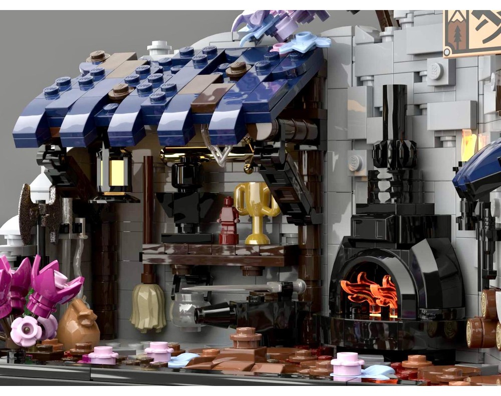 LEGO MOC Blacksmith / Forge - Medieval Fantasy Display Series by ...