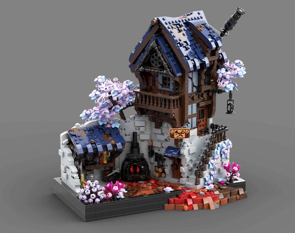 LEGO MOC Blacksmith / Forge - Medieval Fantasy Display Series by ...