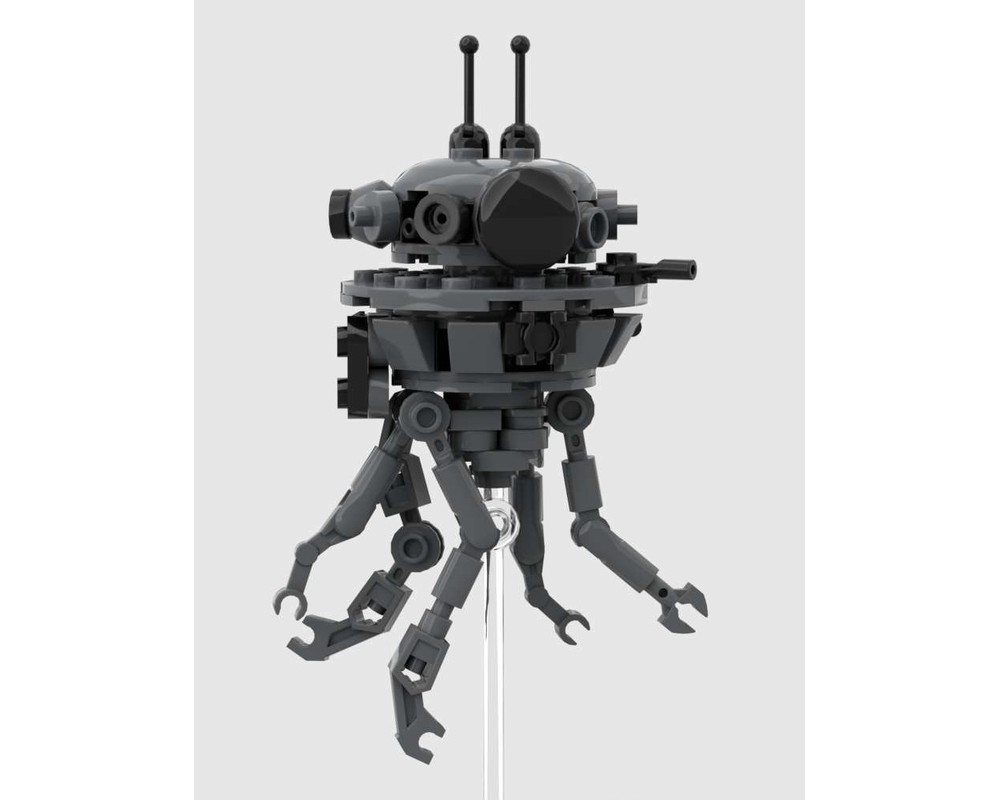 Lego Moc Imperial Probe Droid By Fizzlley Rebrickable Build With Lego