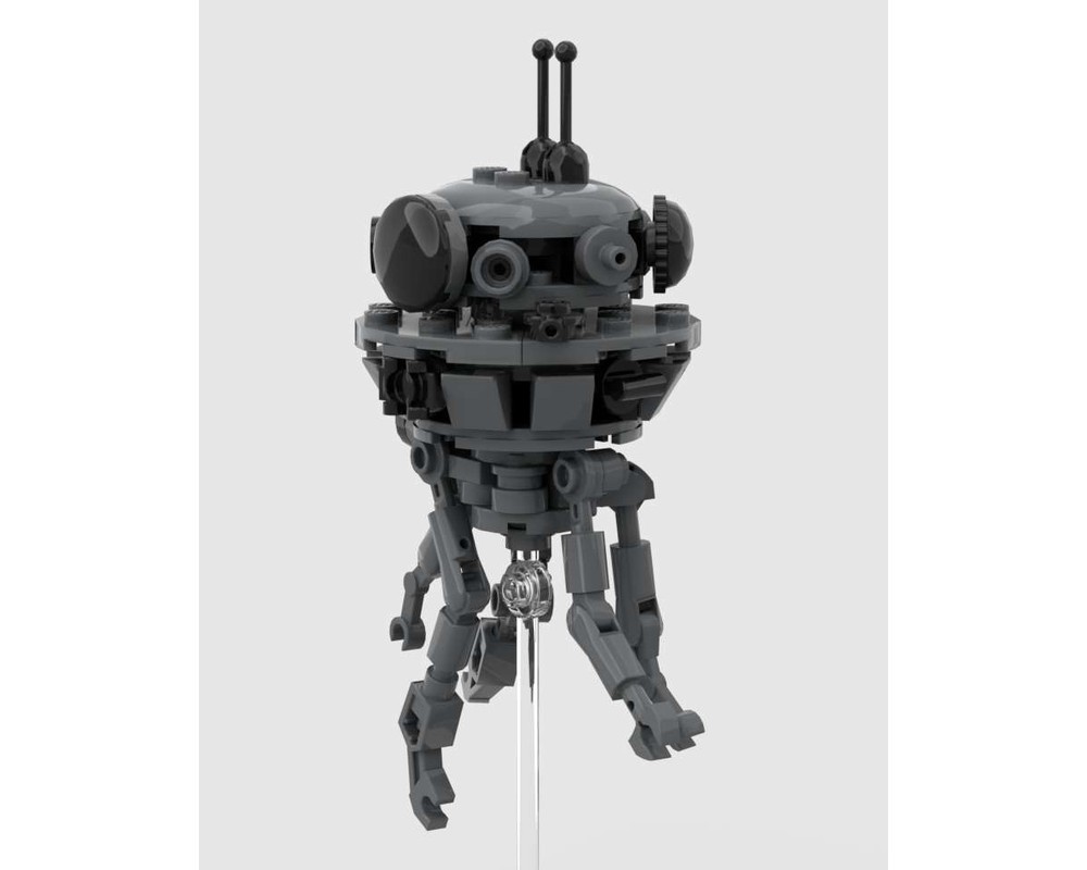 Lego Moc Imperial Probe Droid By Fizzlley Rebrickable Build With Lego
