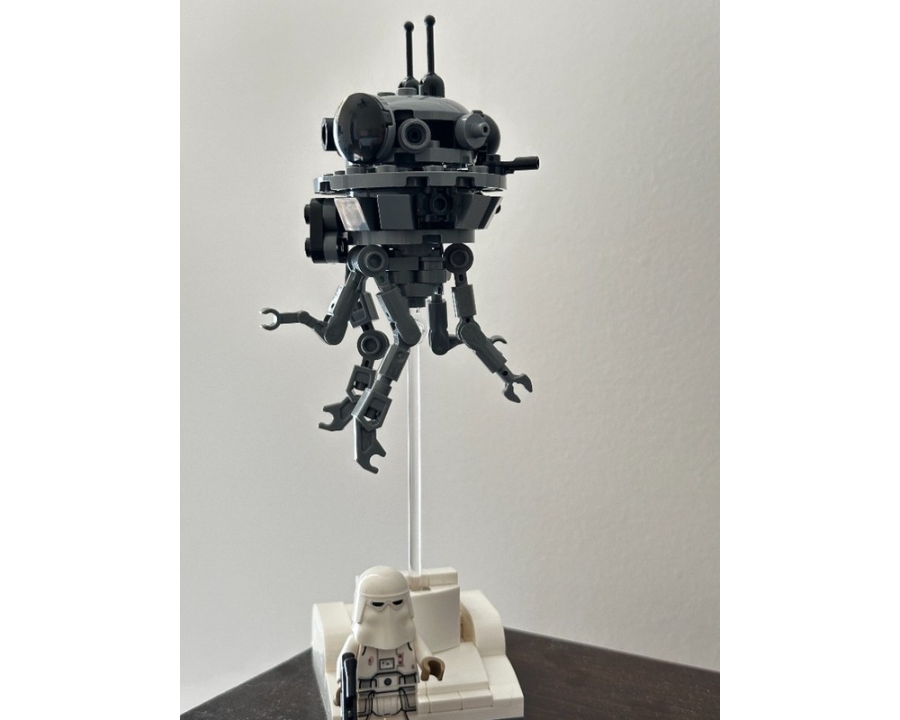 Lego Moc Imperial Probe Droid By Fizzlley Rebrickable Build With Lego