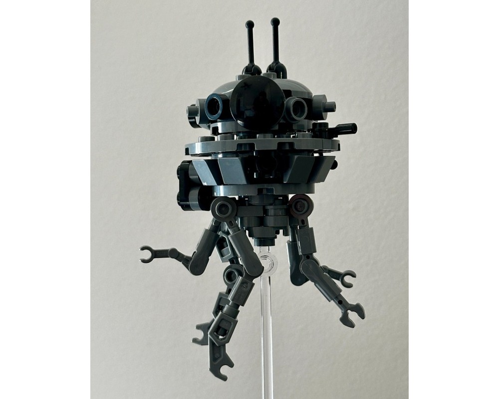 Lego Moc Imperial Probe Droid By Fizzlley Rebrickable Build With Lego