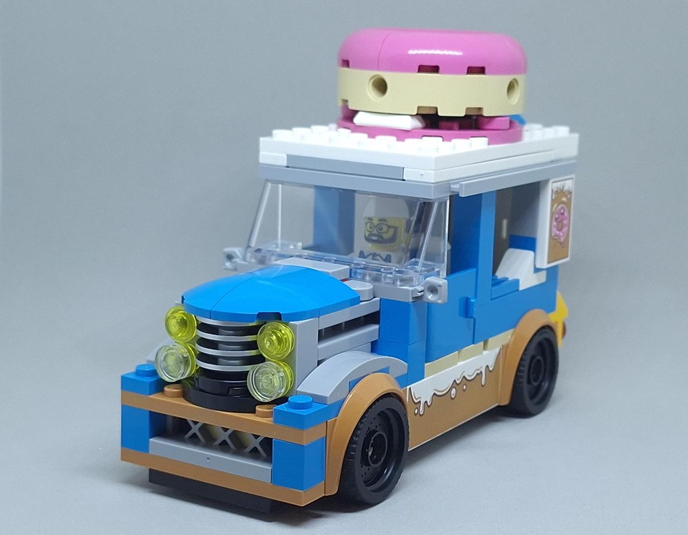 LEGO MOC 60452 Oldschool Donut Van by PeterSzabo | Rebrickable - Build ...