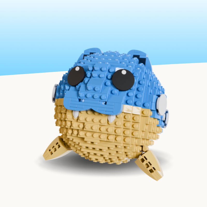 LEGO MOC Spheal by KraftyKoopa | Rebrickable - Build with LEGO