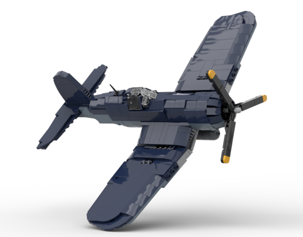 LEGO MOC F4U-1 Corsair 1:35 scale model by Afol_lego_planes ...
