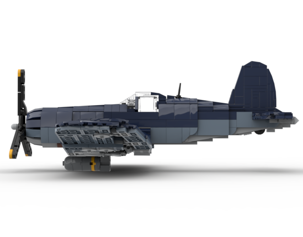 LEGO MOC F4U-1 Corsair 1:35 scale model by Afol_lego_planes ...