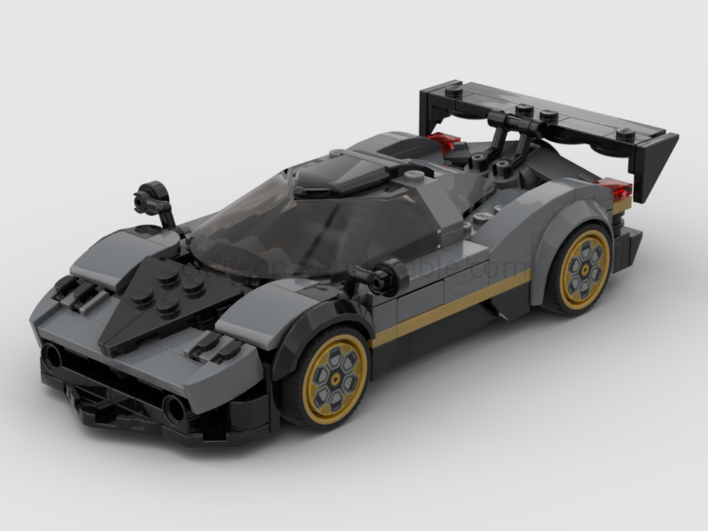 LEGO MOC 76915 Zonda R Inspired by NJDesign | Rebrickable - Build with LEGO