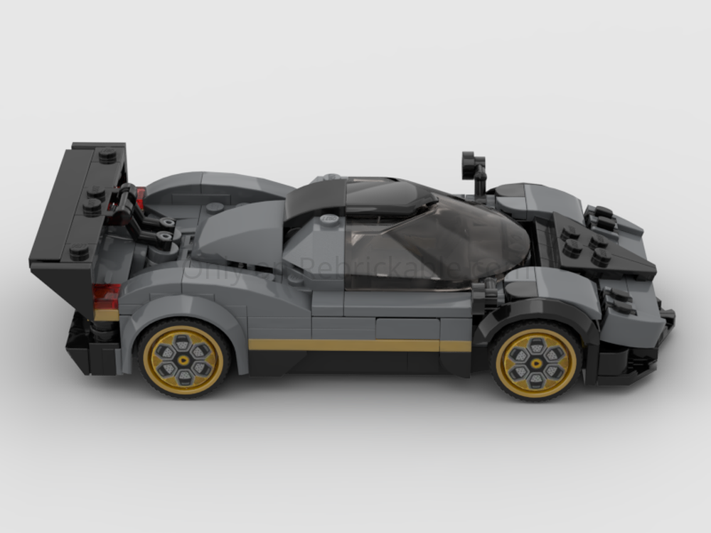 LEGO MOC 76915 Zonda R Inspired by NJDesign | Rebrickable - Build with LEGO